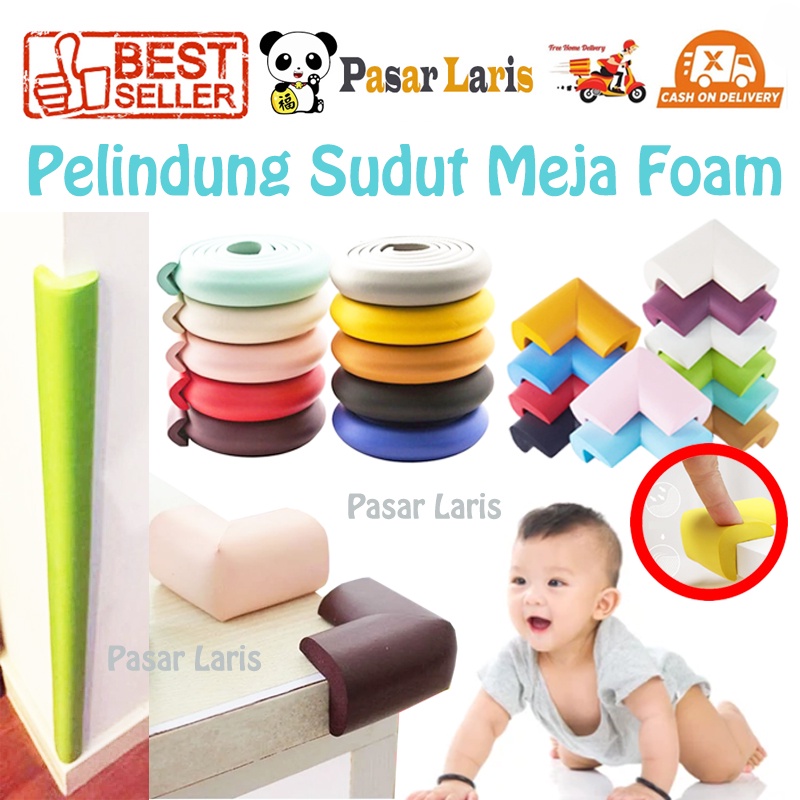 Jual PELINDUNG PENGAMAN SUDUT SIKU MEJA Empuk Tebal Aman Double Tape ...