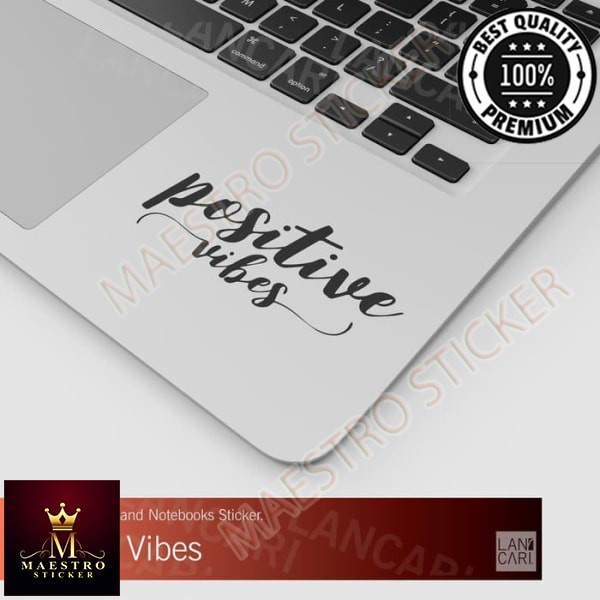 Jual M.STICKER Positive Vibes Sticker Cutting Macbook Laptop Vinyl Cut ...