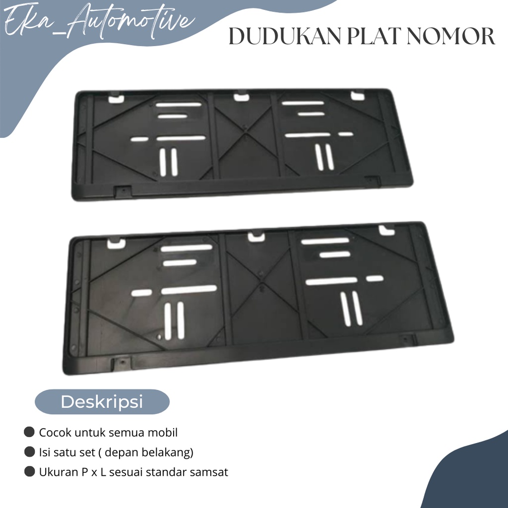 Jual Frame Plat Nomor / Tempat Dudukan Plat Mobil / Cover Plat Nomor 2 ...