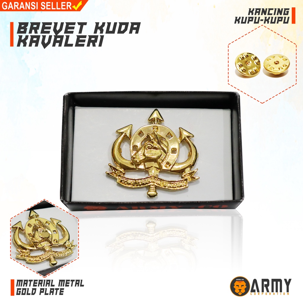 Jual Wing brevet berkuda kavaleri / Pin kuda kavaleri | Shopee Indonesia