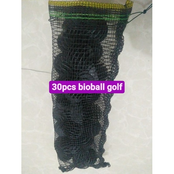 Jual bioball golf bulat media filter kolam dan akuarium plus kantong ...