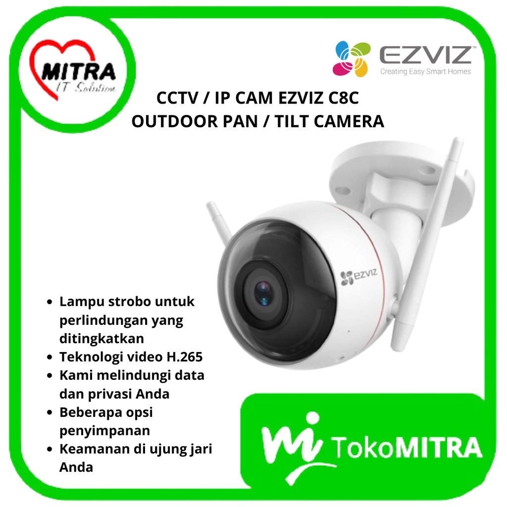 Jual CCTV / IP CAM EZVIZ C8C OUTDOOR PAN / TILT CAMERA | Shopee Indonesia