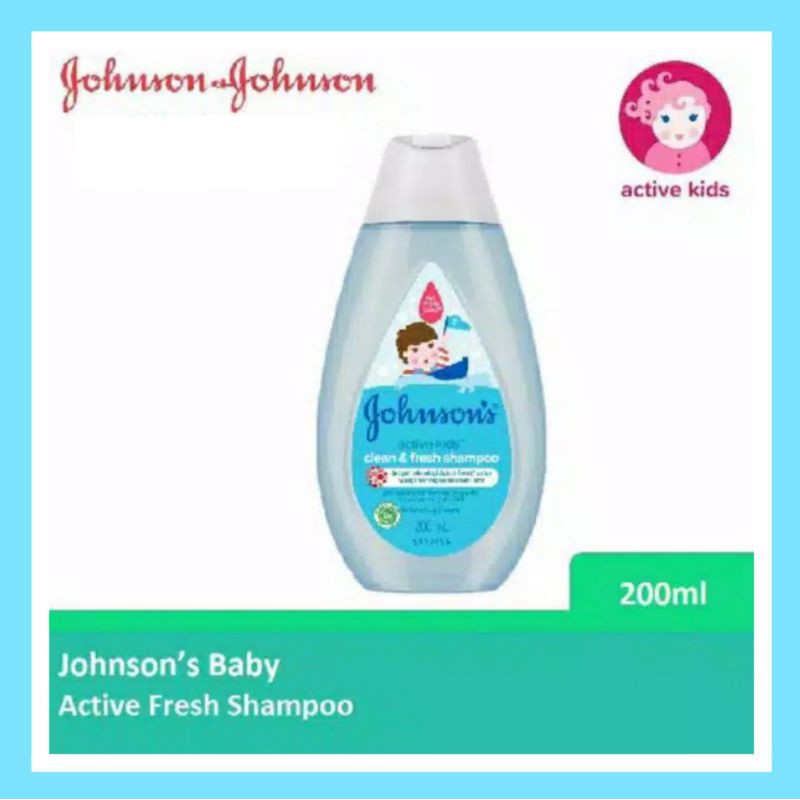 Jual Johnsons Shampoo Active Kids Clean & Fresh 200 Ml | Shopee Indonesia