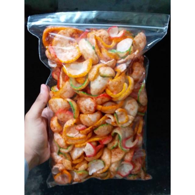 Jual Keripik Seblak/Kerupuk Seblak/Seblak Kering Pedas 200 gram ...
