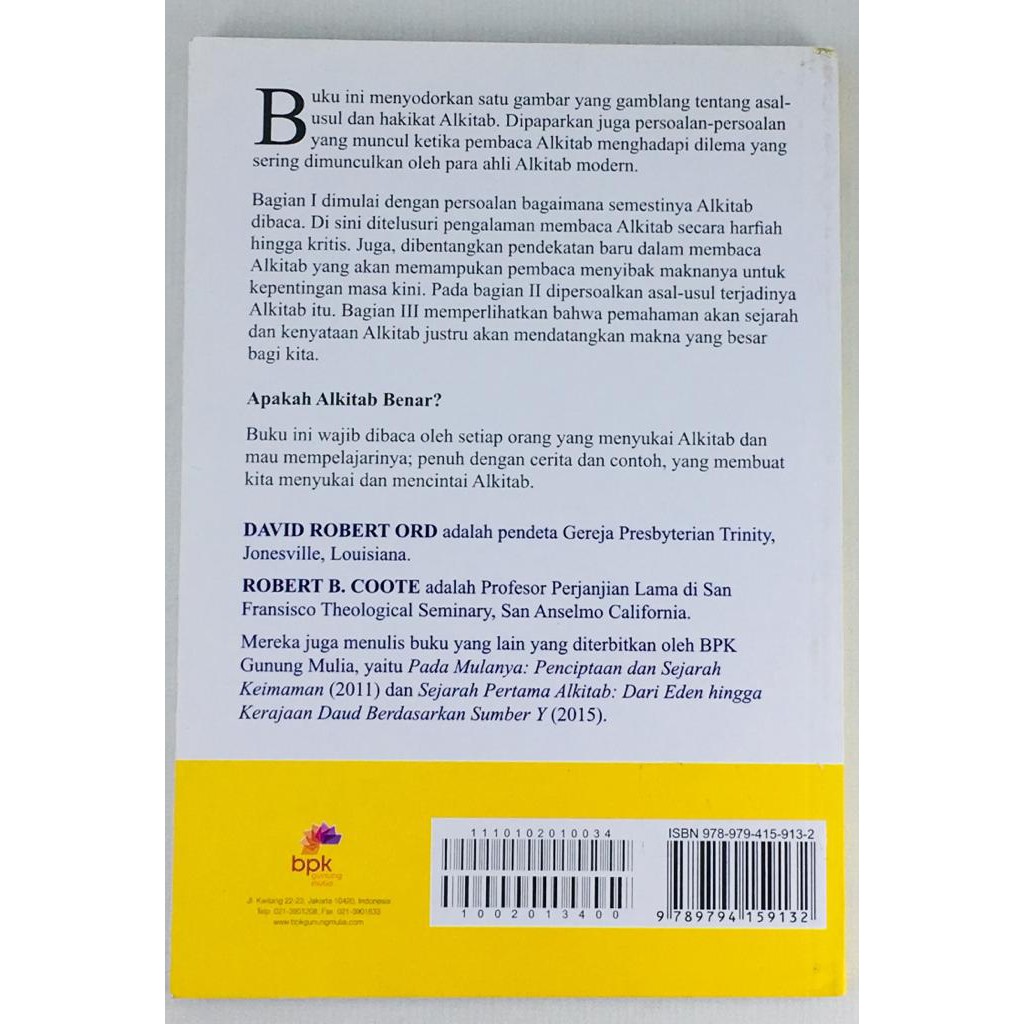 Jual Apakah Alkitab Benar? | Shopee Indonesia