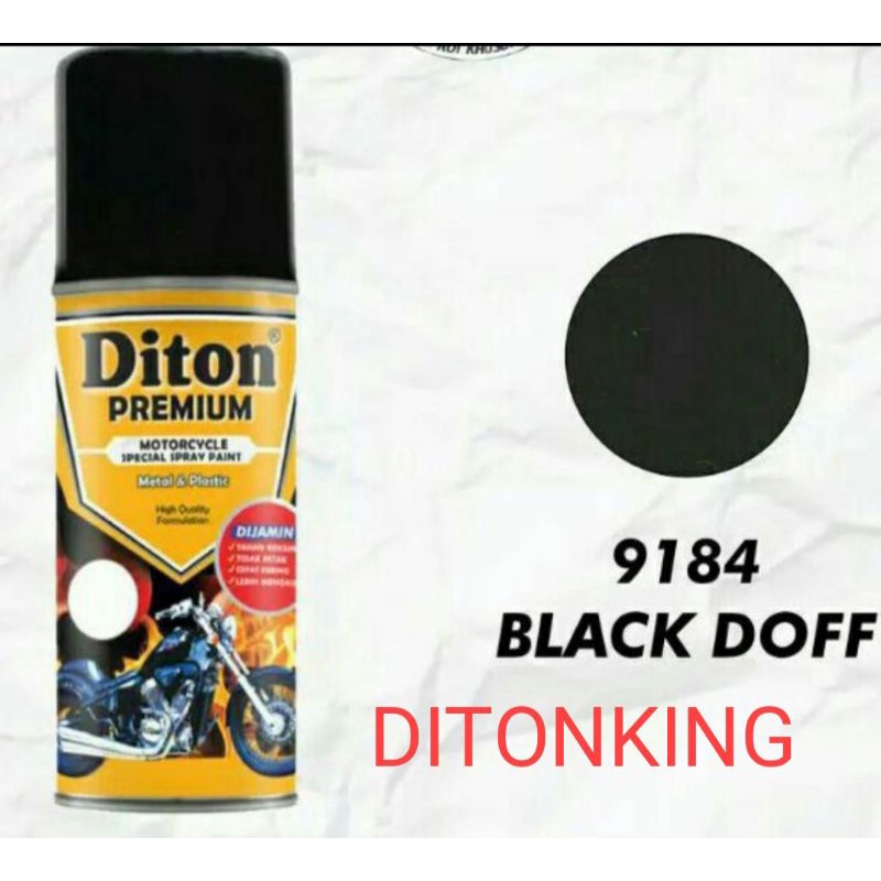 Jual DITON PREMIUM 9184 BLACK DOFF Hitam doff | Shopee Indonesia