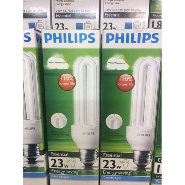 Jual LAMPU ESSENTIAL PHILIPS 23 WATT PRODUK ORIGINAL GARANSI 1 TAHUN | Shopee Indonesia