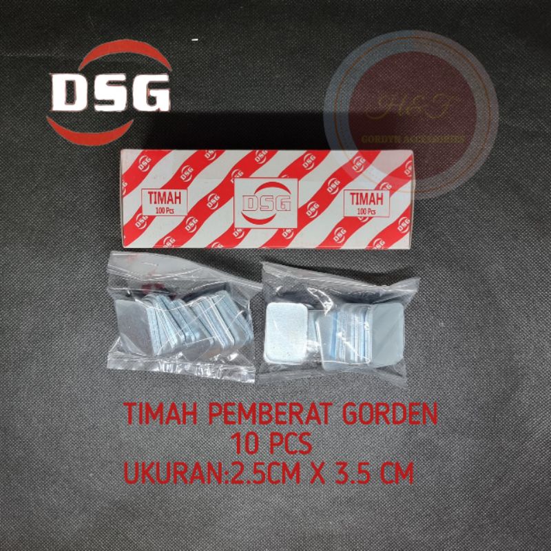 Jual Timah Pemberat Gorden(10 Pcs)/Timah Pemberat Gorden DSG 10 Pcs ...
