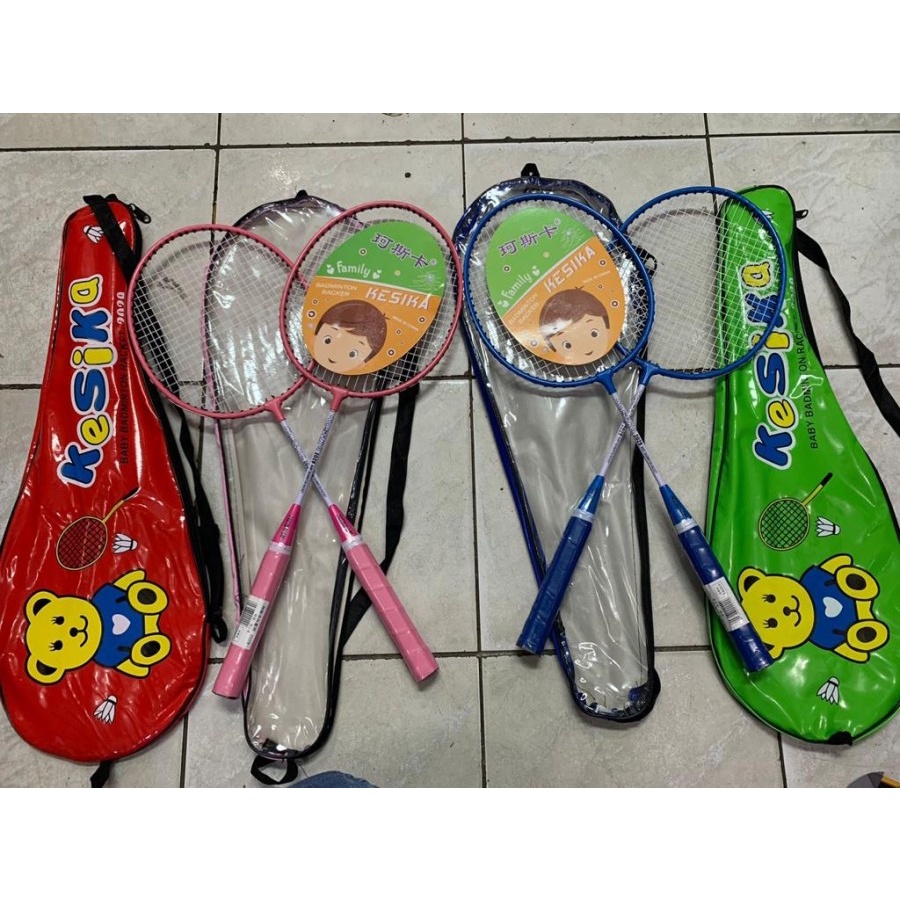 Jual Raket Badminton ANAK KESIKA ISI 2 BAGUS MURAH | Shopee Indonesia