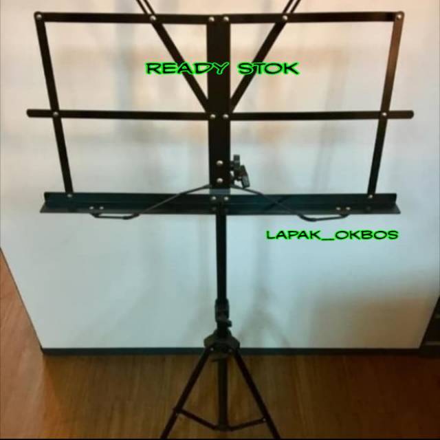 Jual Dudukan stand kertas musik / buku musik partitur tripod | Shopee ... Jual Dudukan stand kertas musik / buku musik partitur tripod | Shopee ...