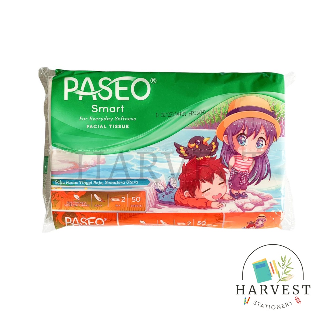 Jual Tissue Paseo Smart Facial Travel Pack 50 Sheets 2 Ply | Shopee ...