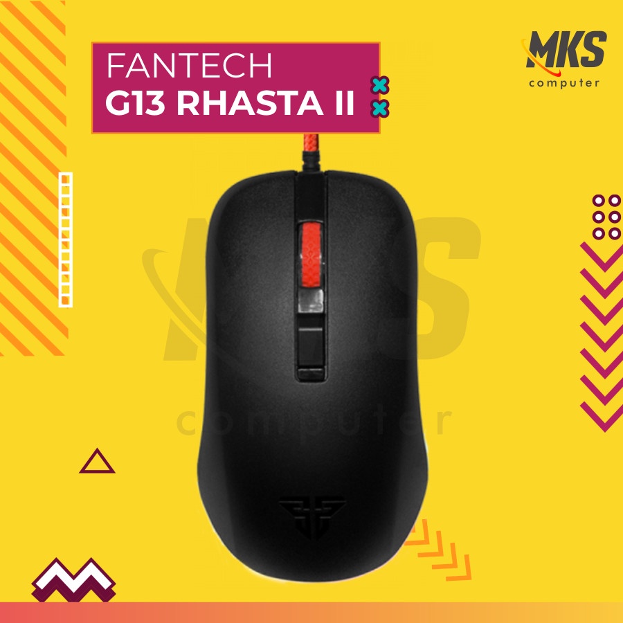 Jual FANTECH RHASTA II G13 RGB pro gaming mouse - Black | Shopee Indonesia