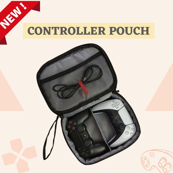 Jual PS4 PS5 Controller Joystick Stick Case Bag Pouch Tas - 2 Slot ...