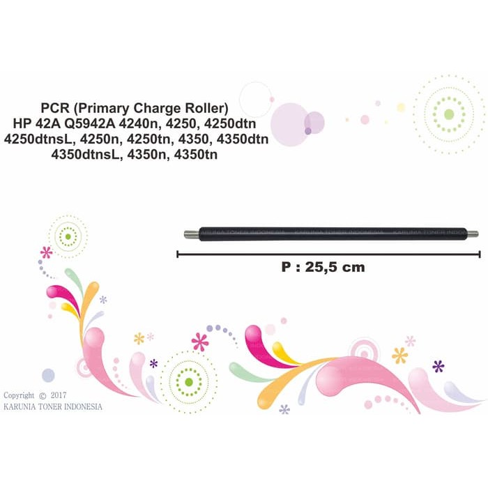 Jual PCR HP 42A primary charge roller | Shopee Indonesia