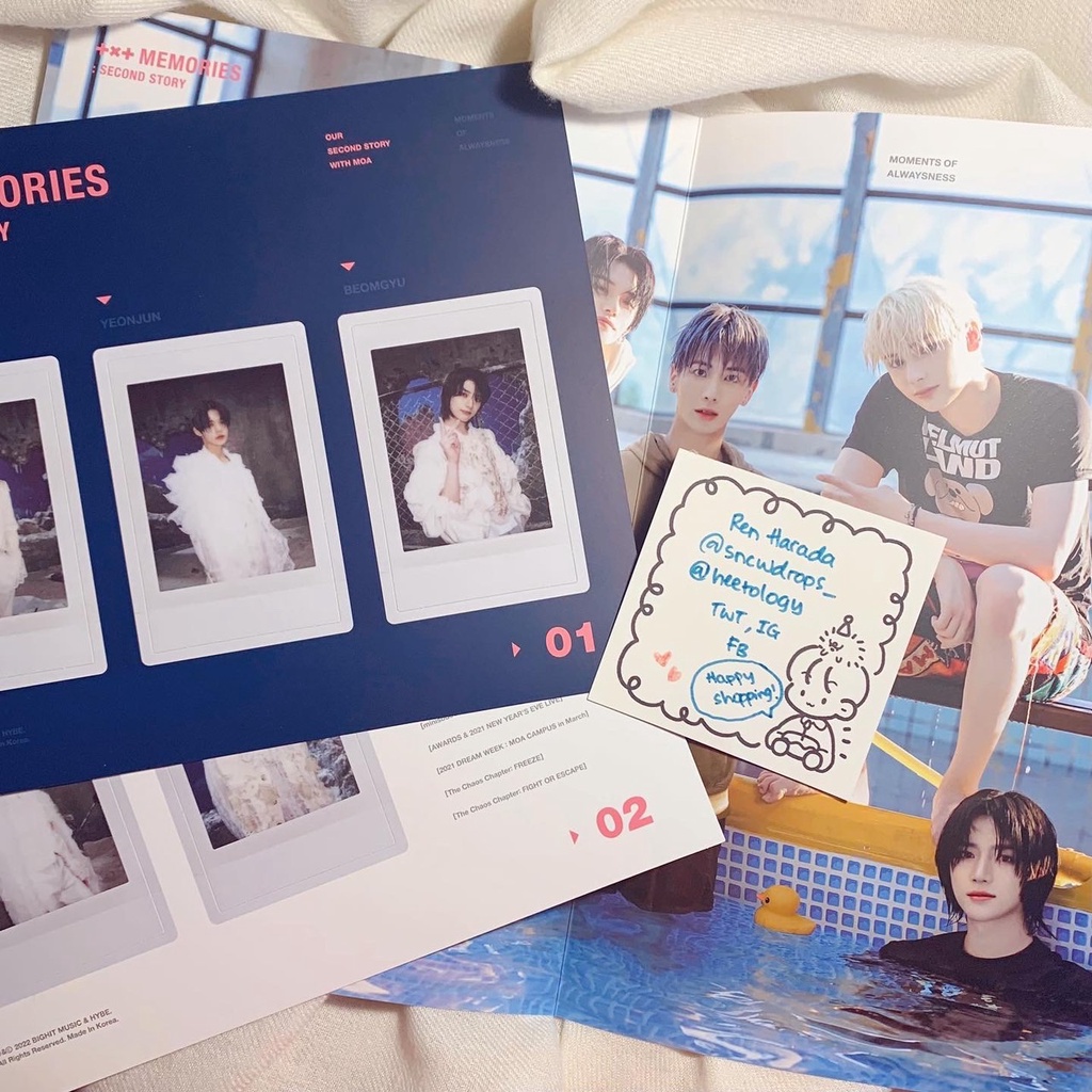 Jual TXT Memories 2022 Instant Photo set | Shopee Indonesia