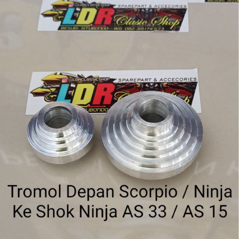 Jual Bosh tromol Roda depan tromol Scorpio / ninja as 15 | Shopee Indonesia