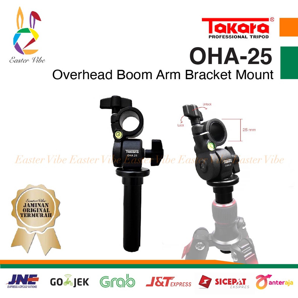 Jual TAKARA OH 25 OH25 Overhead Boom Arm Bracket Mount | Shopee Indonesia
