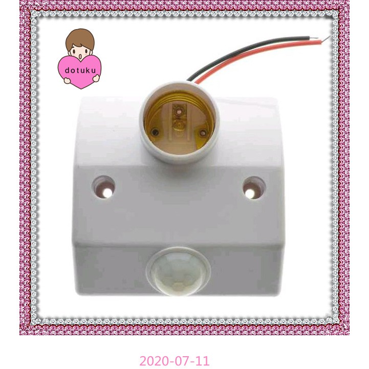 Jual fitting lampu bohlam sensor gerak infrared motion | Shopee Indonesia
