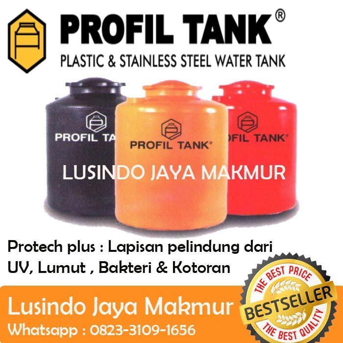 Jual TANDON TANKI AIR TDA 800 L LITER 800L PLASTIK PE PROFIL TANK ...