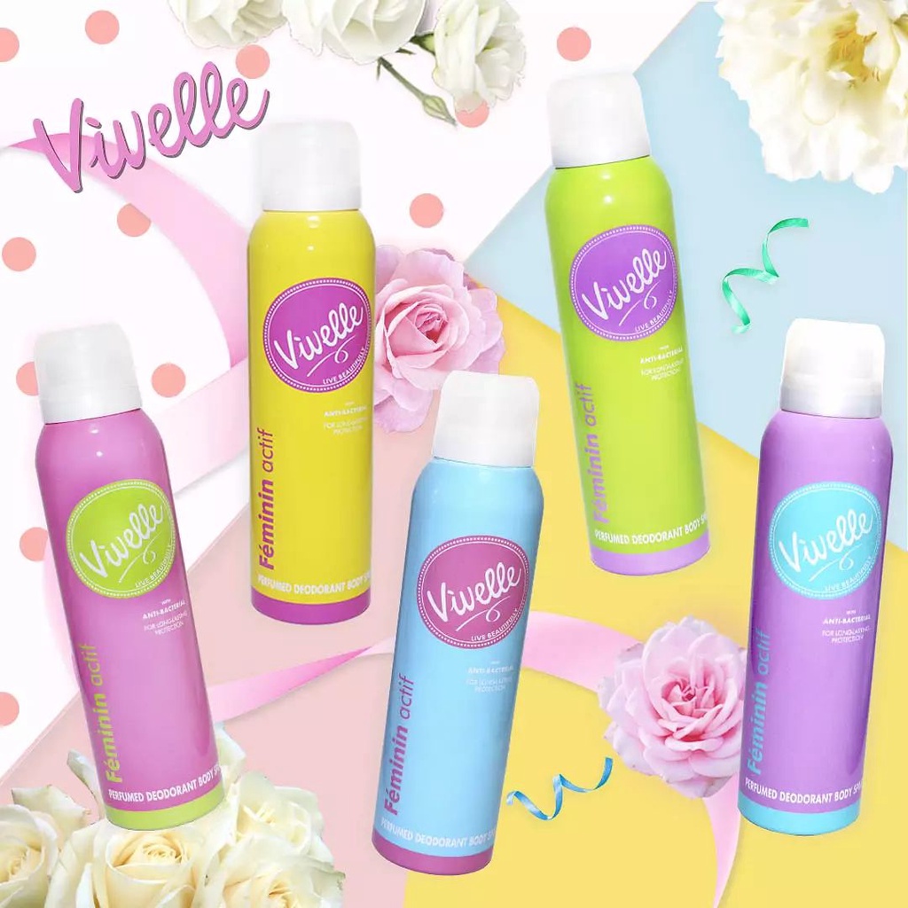 Jual Vivelle Body Spray 150ml | Shopee Indonesia