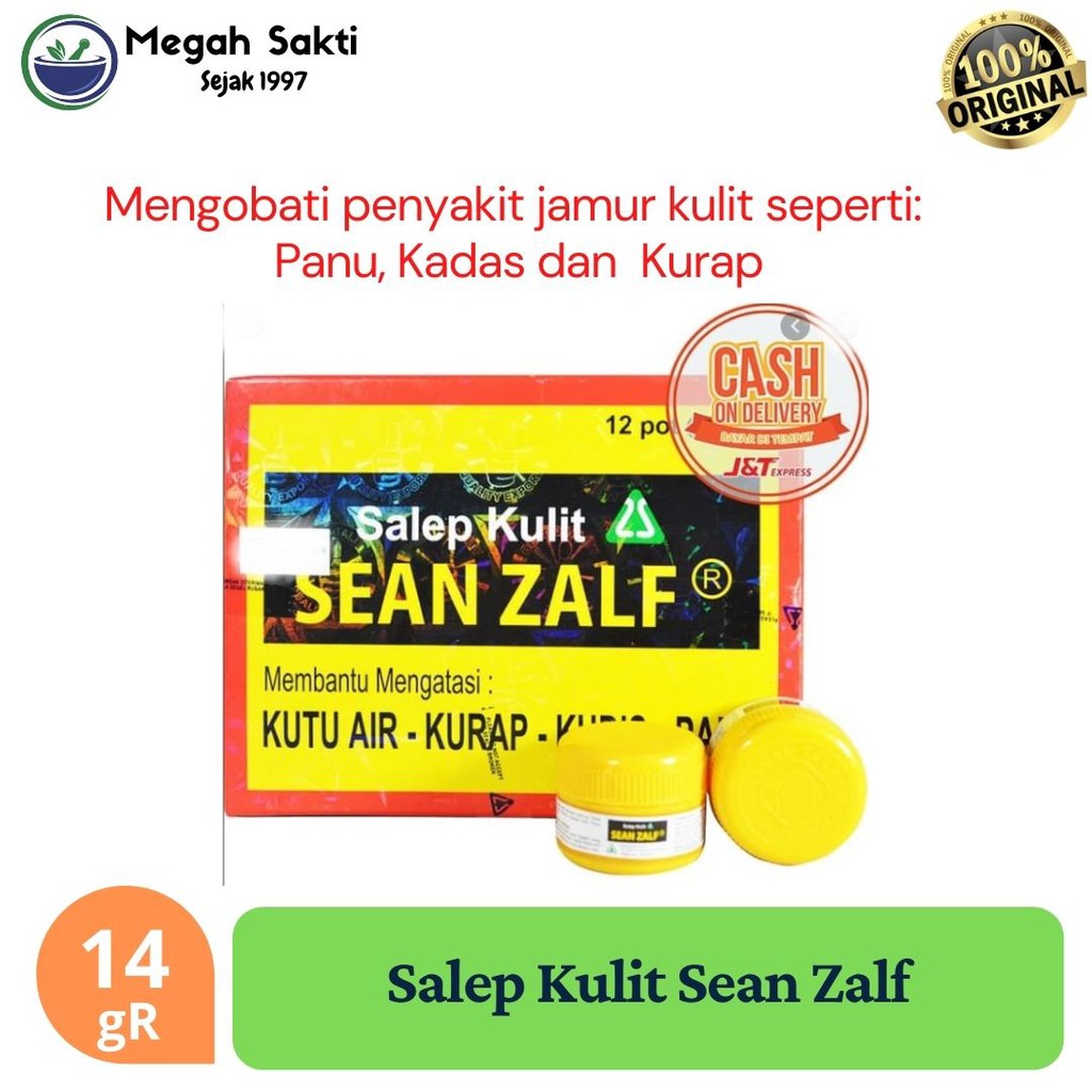 Jual Megah Sakti - Salep Kulit Sean Zalf - Mengobati Kutu Air, Kurap ...