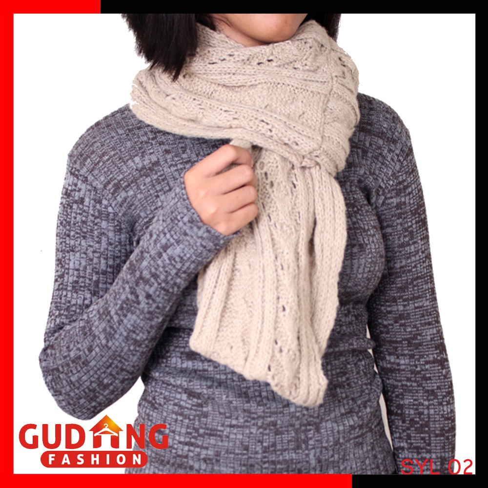 Jual Syal Rajut Wanita - SYL 02 | Shopee Indonesia