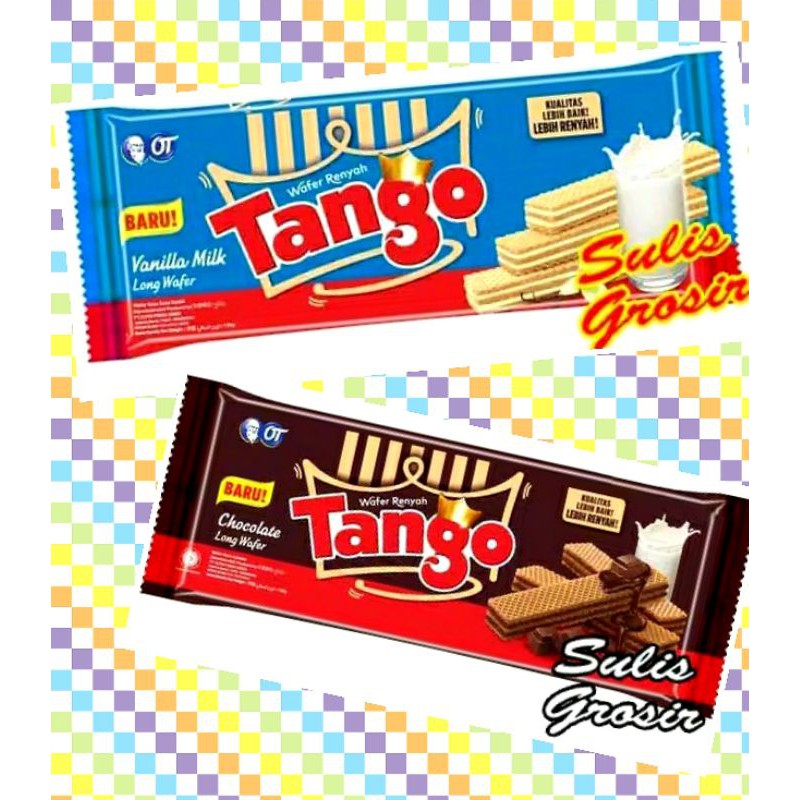 Jual Wafer Tango 5000 Rasa Vanila dan Coklat Kemasan 110gr | Shopee ...