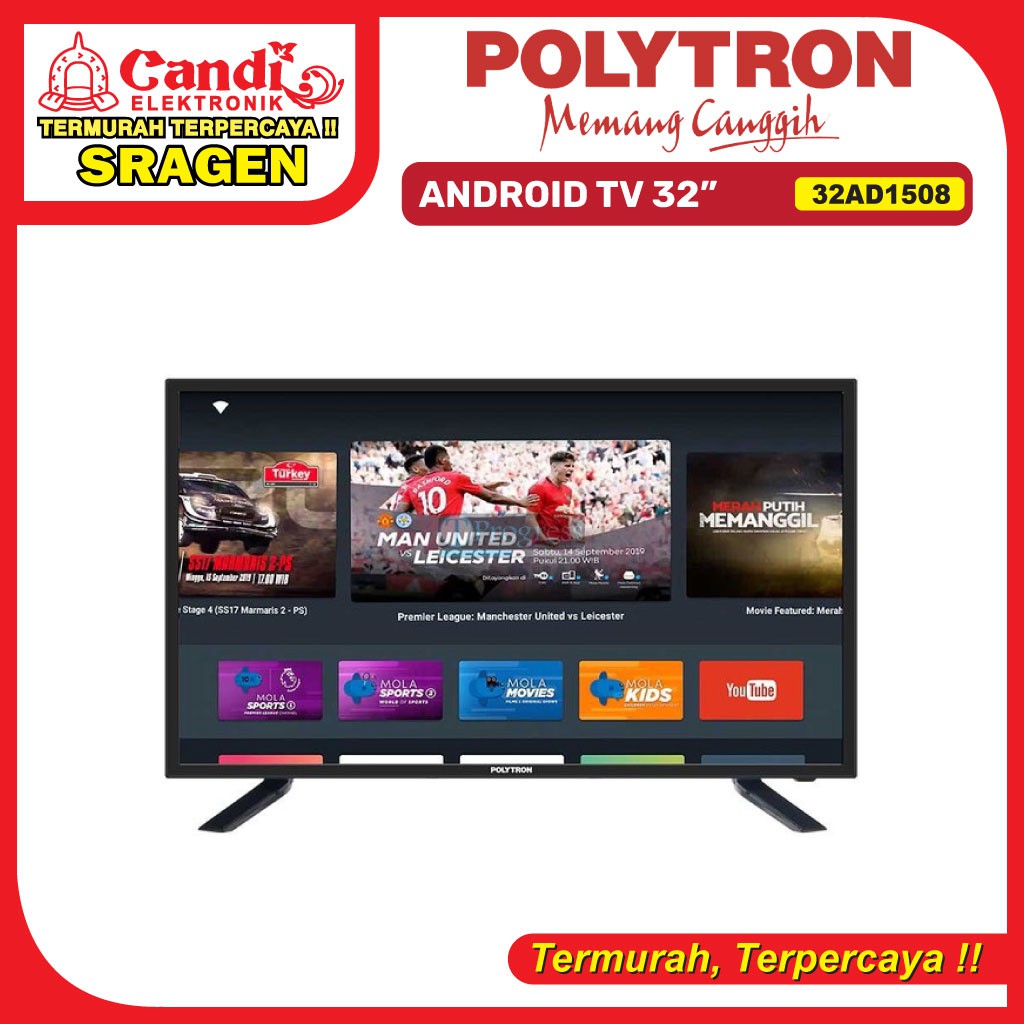 Jual POLYTRON Smart Tv 32 Inch - 32AD1508 | Shopee Indonesia