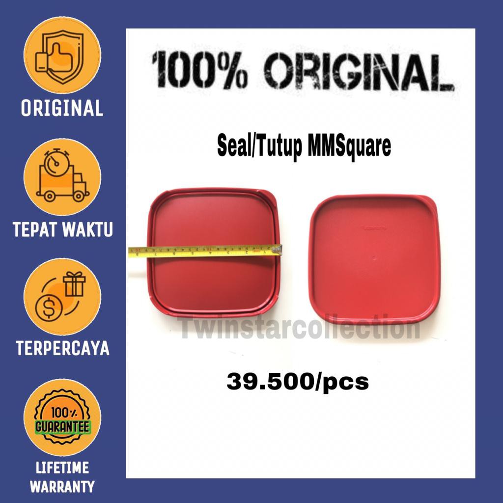 Jual Promo Seal / Tutup MM Square 19cm model lama Tupperware | Shopee ...