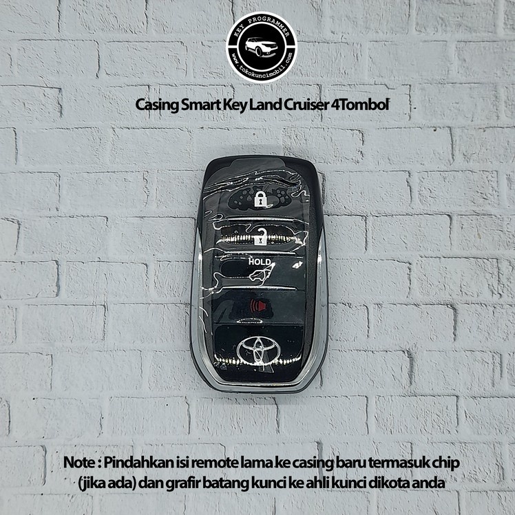 Jual Casing Remote Smart Key Land Cruiser 4 Tombol | Shopee Indonesia