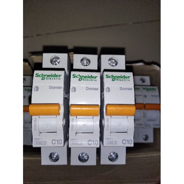 Jual mcb schneider Domae 1phase 2a,4a,6a,10a,16a,20a,25a,32a,40a ( ORI ) | Shopee Indonesia