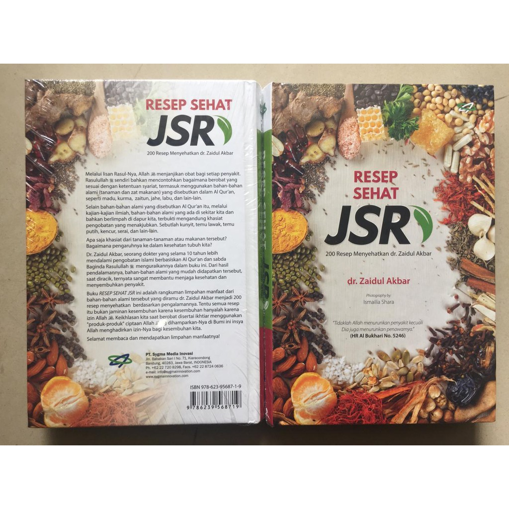 Jual BUKU RESEP SEHAT JSR 200 RESEP SEHAT MENYEHATKAN BY DR ZAIDUL AKBAR | SYAAMIL BOOKS ...