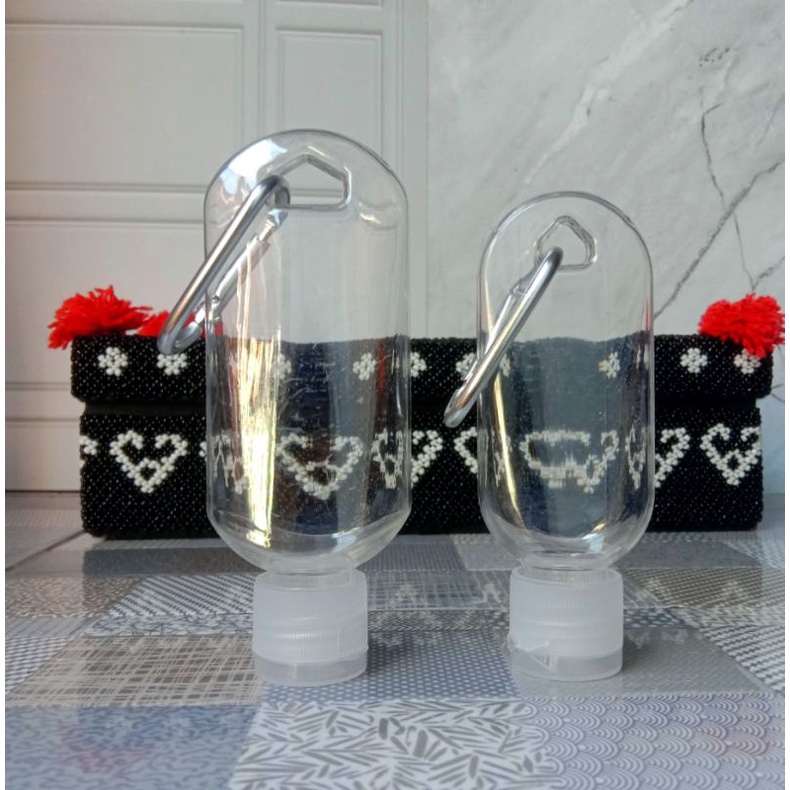 Jual BOTOL 50ML GANTUNGAN SPRAY FLIPTOP PUMP HANDSANITIZER GANTUNGAN ...