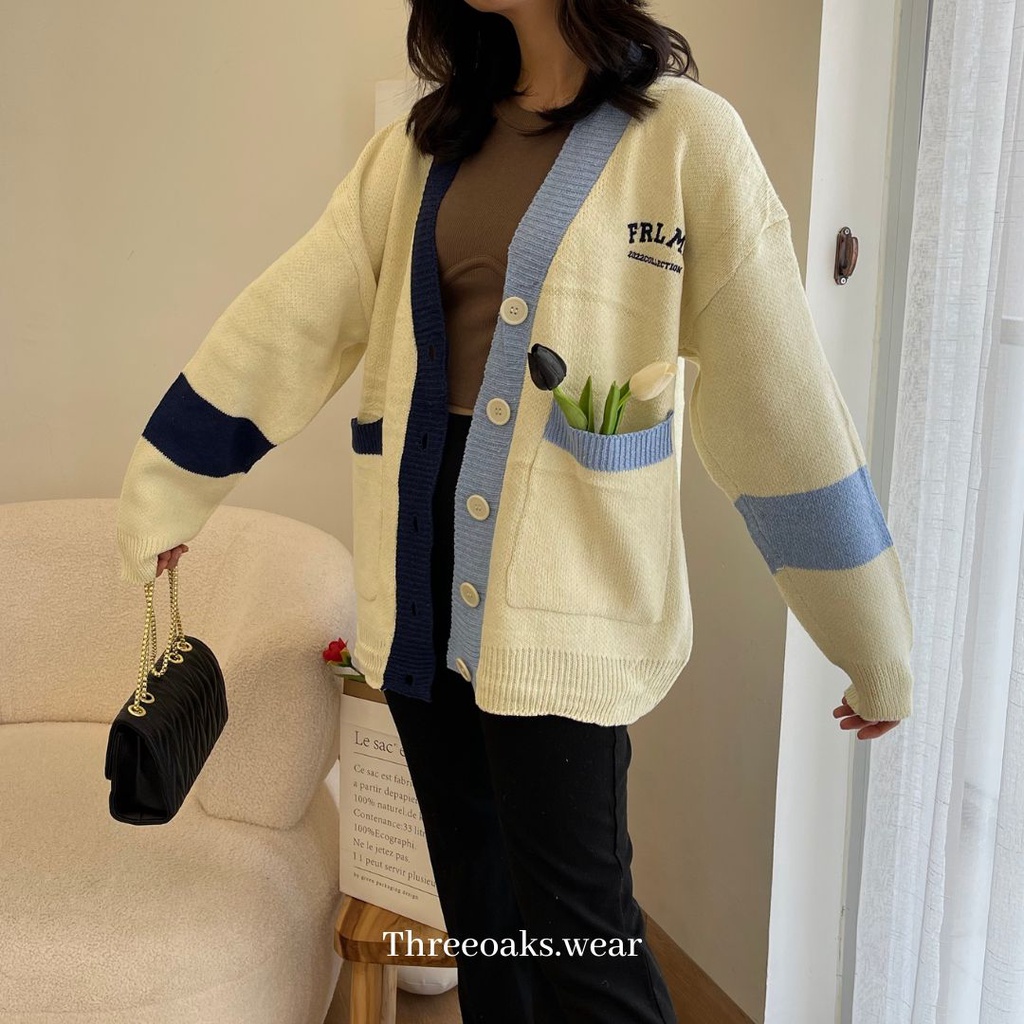 Jual MARIGOLD CARDIGAN - Kardigan Rajut Oversized Import Premium dengan ...