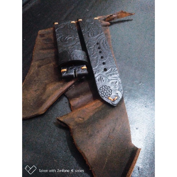 Jual Strap tali kalep jam tangan kulit 100% ,strap kulit asli motif ...