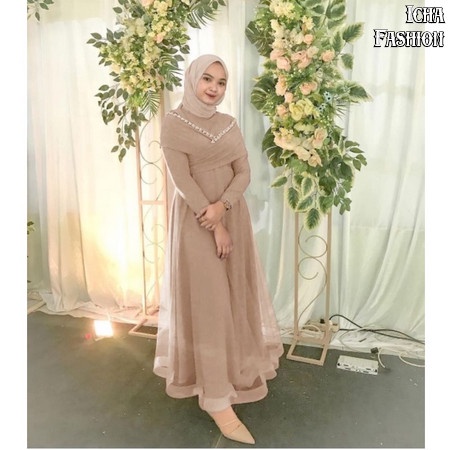 Jual HS - Terbaru Busana Muslim Gamis Murah Gaun Pesta Muslimah Baju Pesta Wanita Kondangan ...