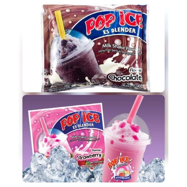 Jual Pop Ice Coklat | Pop Ice Strawberry | Pop Ice Stroberi | Shopee ...