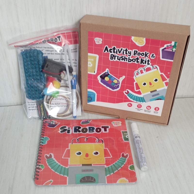 Jual Si Robot (Activity Book & Brushbot Kit) | Shopee Indonesia