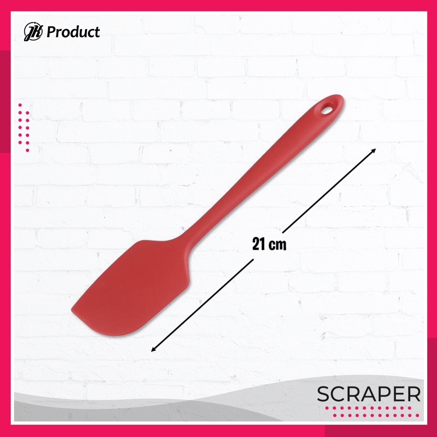 Jual Scraper Kuas Silikon Alat Masak Dapur Pengaduk Adonan Oles Makanan ...