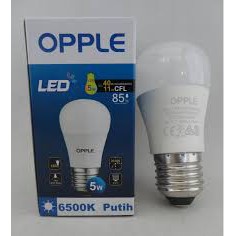 Jual LAMPU OPPLE LED BULB E1 COOL DAYLIGHT 5 Watt | Shopee Indonesia