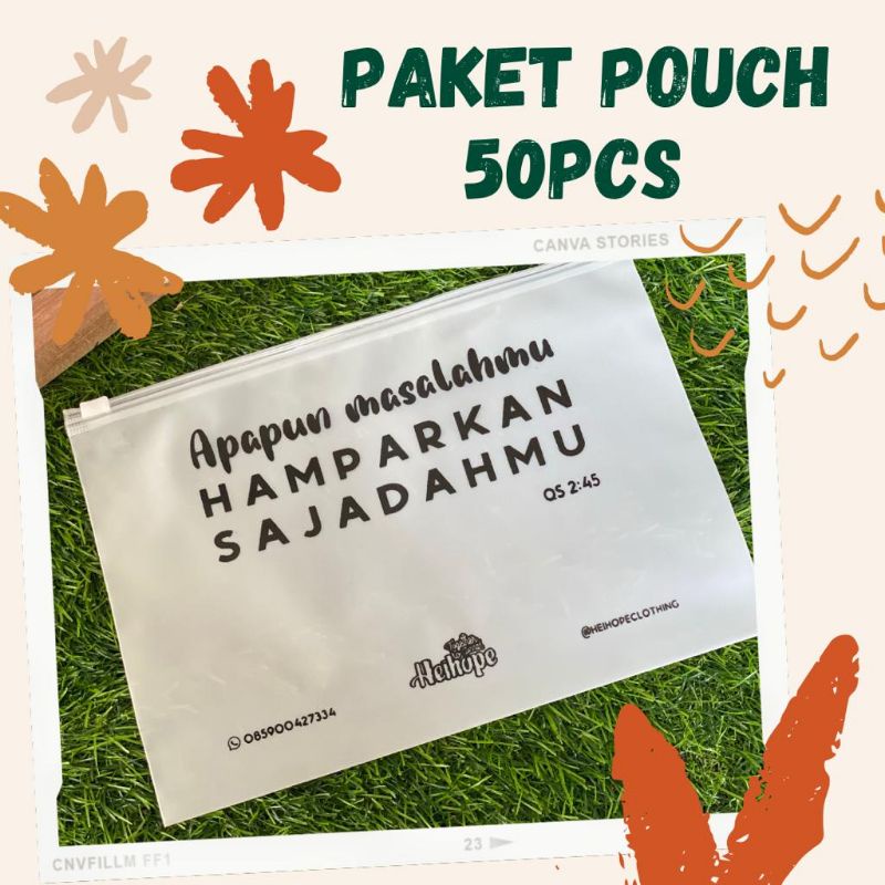 Jual Zipper Bag Plastik Ziplock Packaging Custom Plastik Ziplock Baju ...