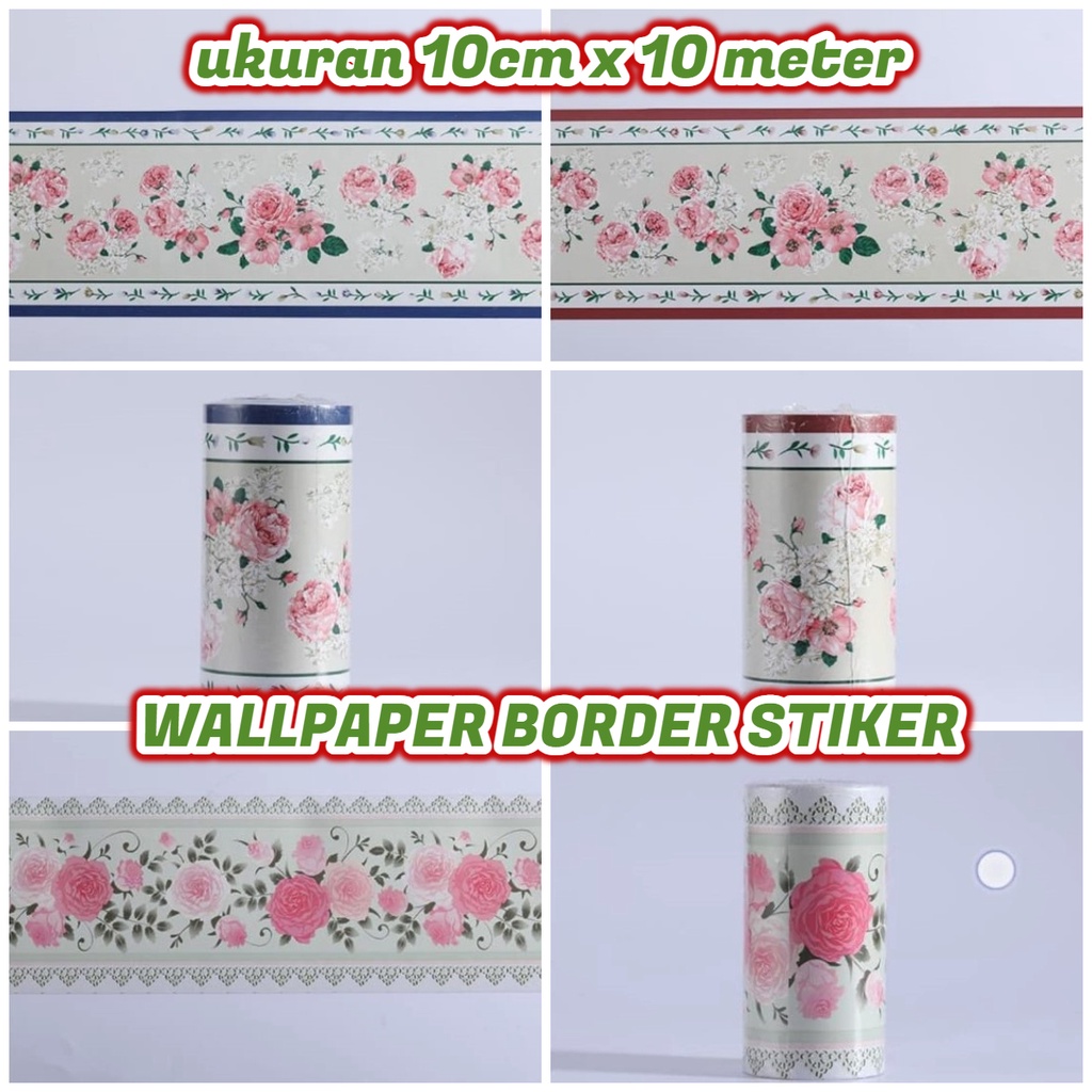 Jual Termurah Wallpaper Sticker Border List Tembok /border wallpaper ...