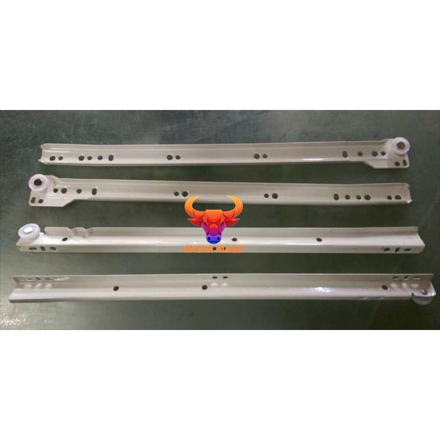 Jual AN22 - Rel Laci HUBEN 50 cm Putih Drawer Cabinet Slide HUBEN RLH ...
