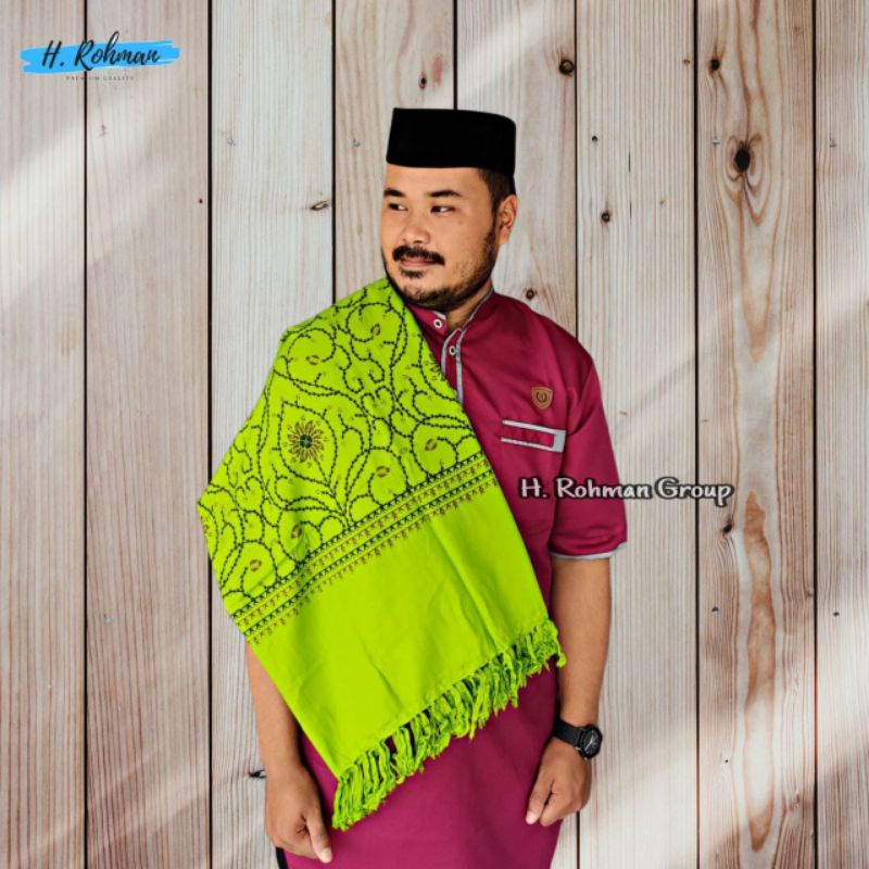 Jual Sorban Rida Motif Kashmiri Trompa Batik Kashmir Kasmir Imammah ...