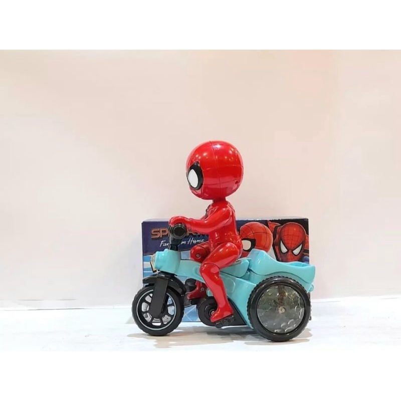 Jual Mainan sepeda batrai spiderman/motor jumping spiderman/sepeda ...