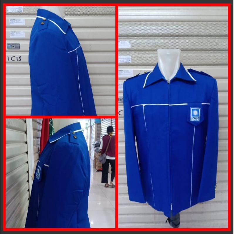 Jual SEMI JAS PARTAI AMANAT NASIONAL BLAZER PARTAI PAN SEMI JAS PARTAI ...