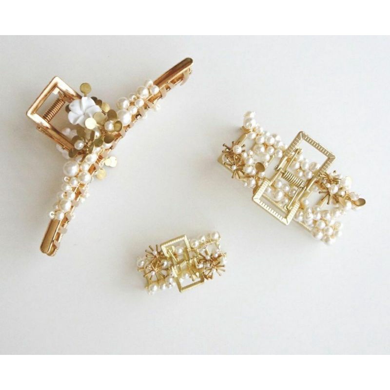 Jual Handmadepita x Tea Label Alva Cleo Freja Claw Clip | Shopee Indonesia