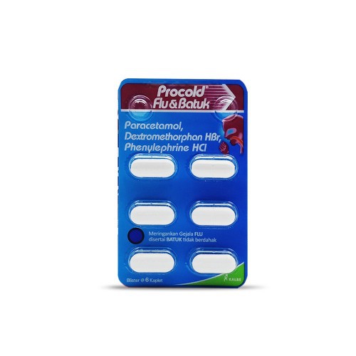 Jual PROCOLD FLU & BATUK Strip - Obat Flu Batuk Demam Sakit Kepala ...