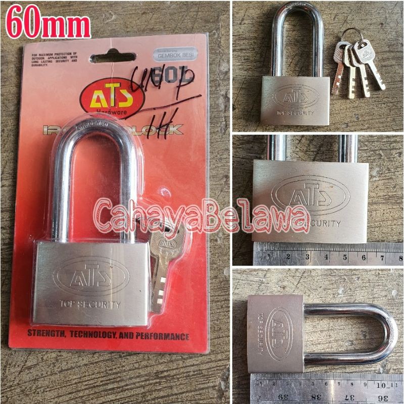 Jual gembok ATS 60mm(panjang) | Shopee Indonesia