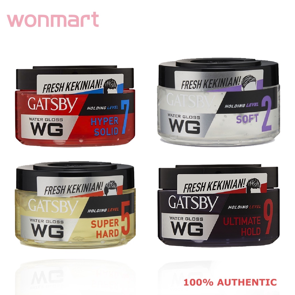 Jual Gatsby Water Gloss Gel Rambut 100gb Tube & 150 Gr Botol All Varian ...